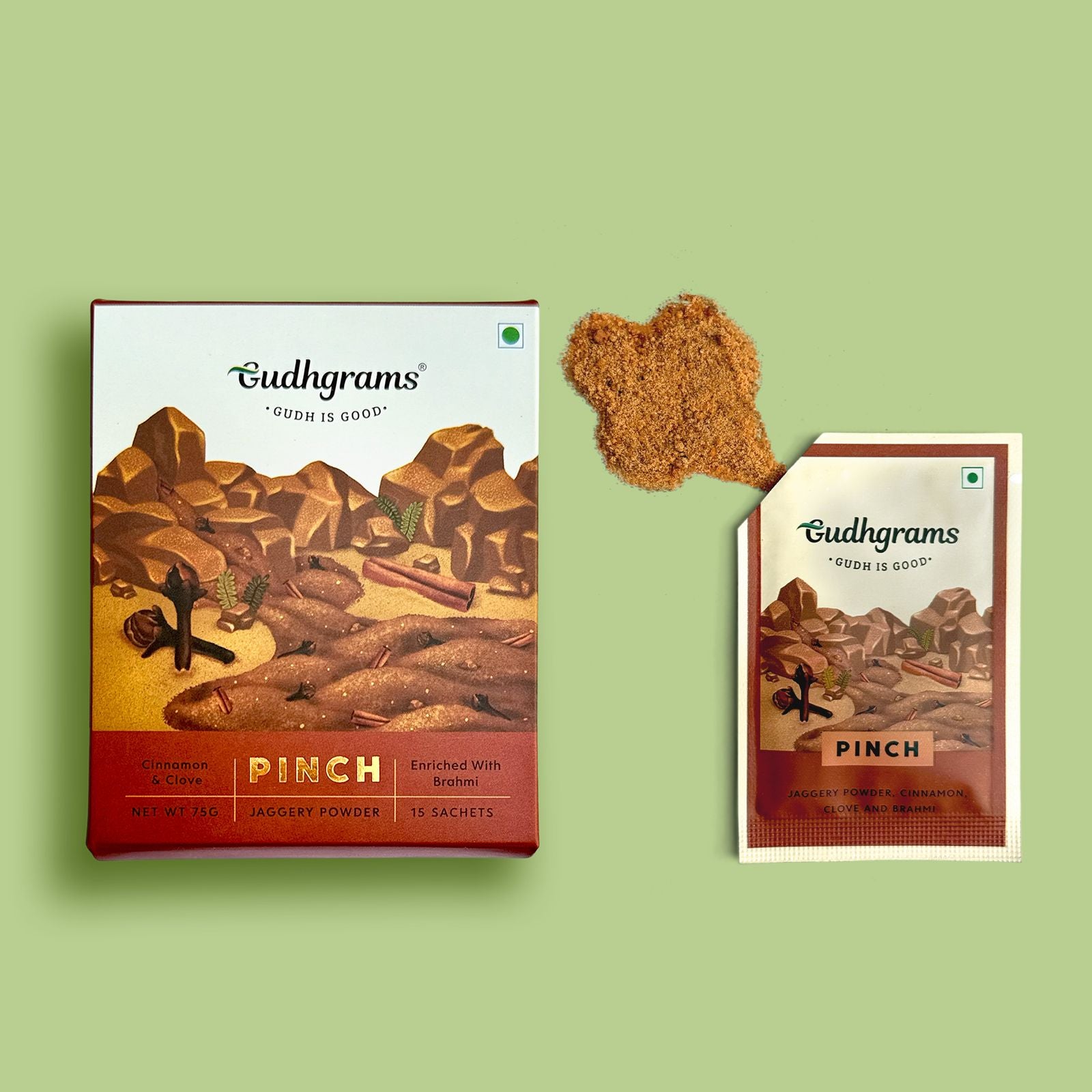 Flavoured jaggery powder dessert, replacing sugar Mithai | Pinch ...