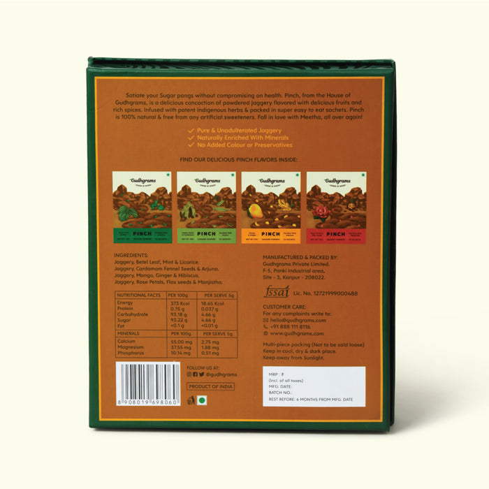 Flavoured jaggery powder dessert, replacing sugar Mithai | Gift Box ...